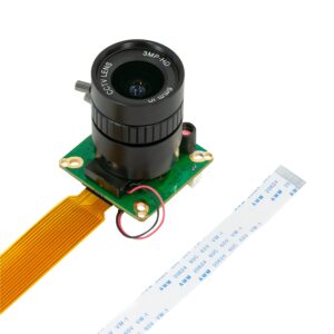 arducam for raspberry pi hq camera, 12.3mp imx477 camera module with cs-mount lens, automatic ir-cut switching all-day image, compatible with raspberry pi 5, 4 model b, pi 3/3b+, and pi zero 2w