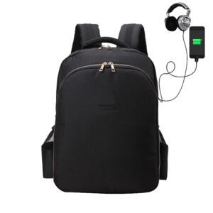 MAXPAND Portable Backpack Bag for Barbers Hairdressings Backpacks for Clippers and Supplies Barbers Organizer with USB Port Hairdresser Tool Bag, XR-2128