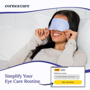 CorneaCare Rest: Self Heating Warm Compress for Eyes | Heated Eye Mask for Fast Relief of Dry Eyes | No Microwave Needed | Eye Treatment Products for Dry Eye Relief | 30 Count | FSA & HSA Eligible