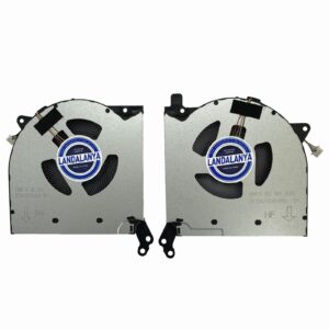 landalanya replacement new cpu and gpu cooling fan flenovo legion （ y7000p r7000p rtx3060 2021 ） legion 5-15imh05h y550-15e 2021h series dc10v 0.8a dfsal12e064860 fnk9 dfsal12e164810 fnka fan