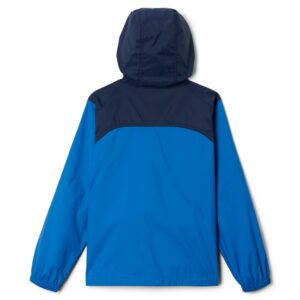 Columbia Youth Boys Glennaker Rain Jacket, Bright Indigo/Collegiate Navy, Small