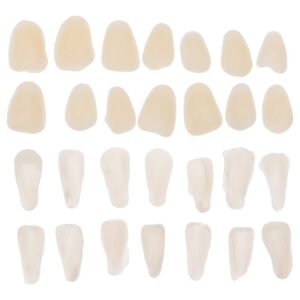 exceart teeth veneer 100 pieces artificial resin tooth fillings temporary veneer tooth replacements tooth repair supply