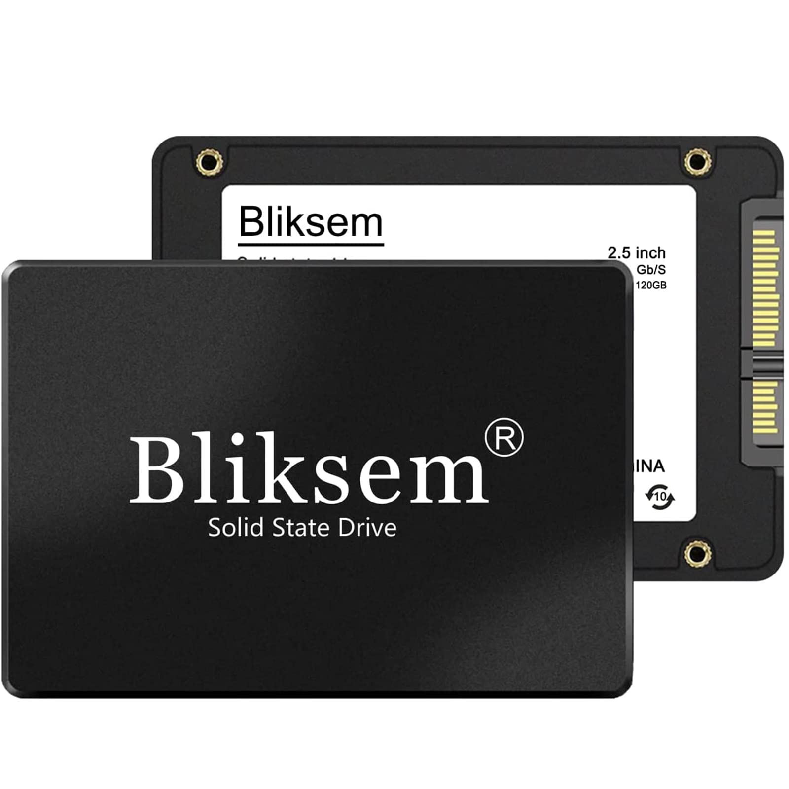 Bliksem SSD 512gb With Sata Cable H650 SATA III 6Gb/s 2.5″7mm 3D NAND Internal Hard Drive Up to 500Mb/s Solid State Drive For Laptop and PC (black 512gb)