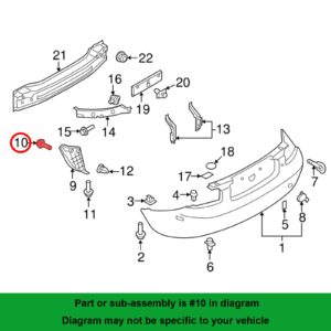 OAUTOO 25pcs M5-1.81 x 16mm Phillips Hex Head Sems Screws for 9CF6-00-516B Mazda 9CF600516B