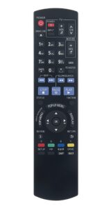 n2qayb000378 remote control replacement compatible with panasonic blu-ray disc player dmp-bd605 dmp-bd601 dmp-bd60 dmp-bd80 dmp-bd35 dmp-bd80k dmp-bd605k dmp-bd601k dmp-bd601 dmp-bd605