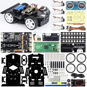 SunFounder Raspberry Pi Ultimate Starter Kit for Raspberry Pi 4B 3B+ 400 with Raspberry Pi Pico Robot Car Kit