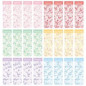 scrapbook stickers 24 sheets self-adhesive deco stickers,colorful butterfly scrapbooking sticker,shiny korean stickers waterproof journal stickers for postcard photo planner diary card decoration