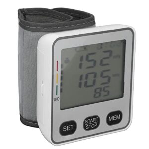 digital sphygmomanometer, voice function simple operation lcd display blood pressure monitor for travel