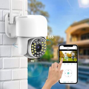 Wonlider Wireless 5G Outdoor Security Camera, HD 1080P Waterproof Surveillance Camera with Motion Detection PTZ Speed Dome Night Vision 2-Way Audio,Support Dual Band 2.4G/5G WiFi