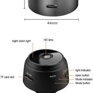 Enzemit A9 Mini Camera WiFi 1080P HD IP Camera Home Security Magnetic Wireless Mini Camcorder Micro Video Surveillance Camera with IR Night Vision