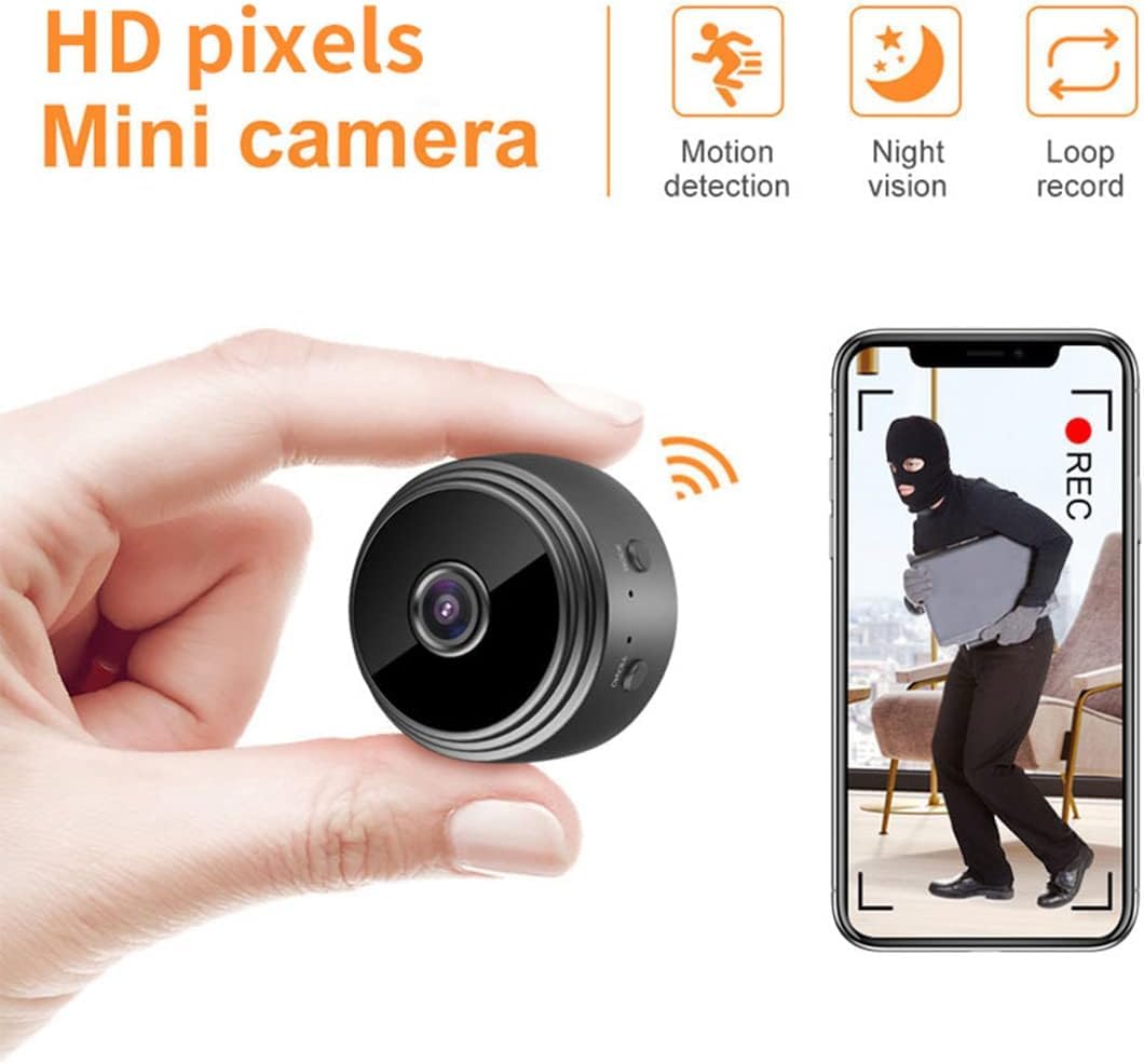 Enzemit A9 Mini Camera WiFi 1080P HD IP Camera Home Security Magnetic Wireless Mini Camcorder Micro Video Surveillance Camera with IR Night Vision