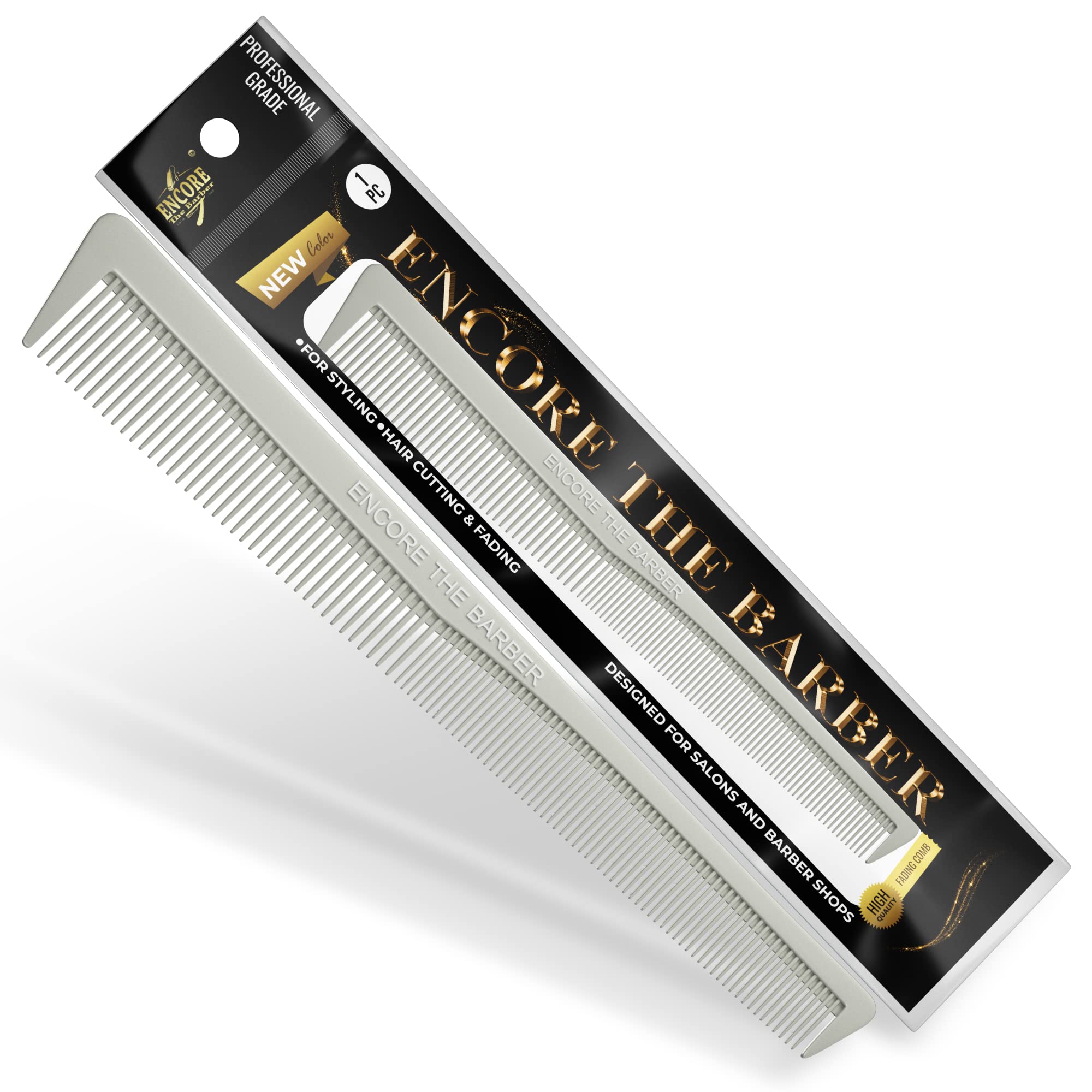 Encore The Barber Fading Comb Heat and Chemical Resistant for Barbers - Hair Stylists