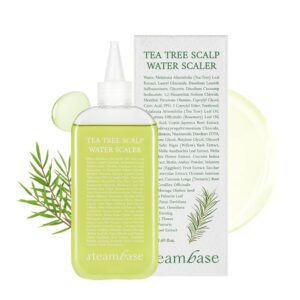 steambase tea tree scalp treatment | purifies and exfoliates oily scalp | natural bha & tea tree | removes odor & buildup | hypoallergenic exfoliator, 8.42 fl oz