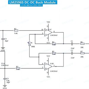 WWZMDiB LM2596 Voltage Regulator DC to DC Converter 3.2-35V to 1.25-30V Buck Converter (3Pcs)