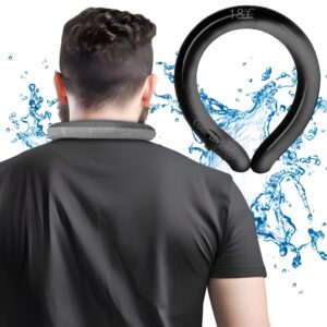 cooltimeusa neck cooling tube | wearable cooling neck wraps for summer heat i hands free cold pack | reusable cooler (monster)