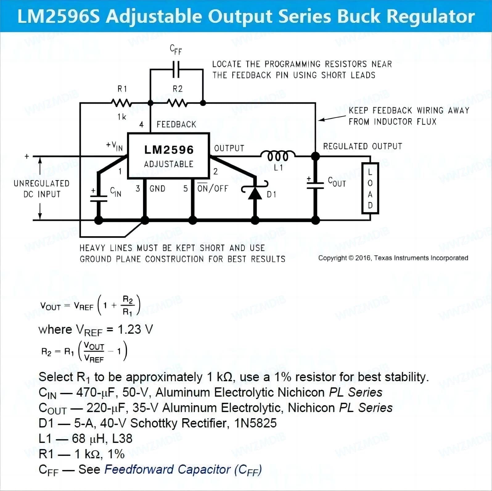 WWZMDiB LM2596 Voltage Regulator DC to DC Converter 3.2-35V to 1.25-30V Buck Converter (3Pcs)