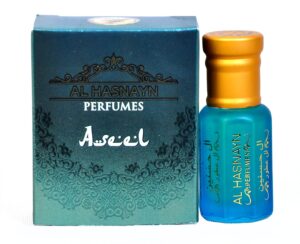 al hasnayn enterprises aseel unisex cologne perfume essential oil roll-on perfume (limited edition) 6ml alcohol free natural rose perfume fragrance | long lasting | gifts for men women| (aseel)