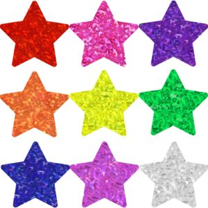 Large Star Stickers 500PCS Large Sparkling Star Stickers for Envelopes Glitter Wish Stickers Holiday Decorations Classroom Graduation Reward Supplies