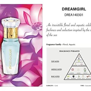 Swiss Arabian Dream Girl For Women - Luxury Products From Dubai - Long Lasting Personal Perfume Oil - A Seductive, Exceptionally Made, Signature Fragrance - The Luxurious Scent Of Arabia - 0.4 Oz