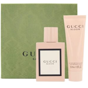 gucci bloom eau de parfum and scented lotion gift set perfume for women 1.6 oz and perfumed lotion for women 1.6 oz