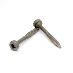 yellowbird #6 x 1-1/4 pan head - square plain lube - fine thread - type 17 pocket screw - bit included - 800 ct.