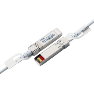 [White Colored] 25GbE SFP28 DAC Twinax Cable, 3.0 Meter 25GBASE-CR SFP28 Passive Copper Cable, Compatible for Mellanox MCP2M00-A003, Netgear, Supermicro,TP-link, Open Source Switches