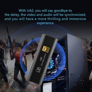 SHANLING UA2 Portable Headphone Amplifier,Headphone Tiny Amps,USB DAC Balanced High Resolution Support 32bit/768kHz and DSD512 Headphone Outputs 3.5mm/2.5mm for Phone/Player/Nintendo Switch/Laptop/PC