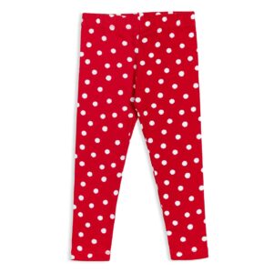 Disney Minnie Mouse Infant Baby Girls Graphic T-Shirt and Leggings Outfit Set Black/Red 18 Months