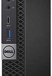 Dell OptiPlex 7050 MFF Intel Core i5-6600T 8GB 128GB Desktop PC Refurbished Window 10 Professional with Keyboard and Mouse (Renewed)