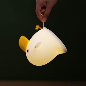 LEDHOLYT Kids Night Light, Cute Silicone Bird Nursery Lamp for Baby and Toddler,Animal Night Light for Boys and Girls,Squishy Night Light for Bedroom and Kids Room,Kids Gift (Bird)