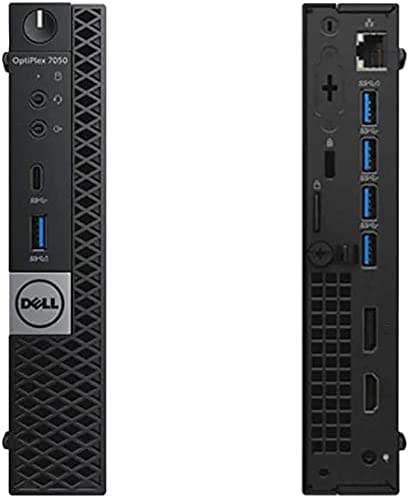 Dell OptiPlex 7050 MFF Intel Core i5-6600T 8GB 128GB Desktop PC Refurbished Window 10 Professional with Keyboard and Mouse (Renewed)