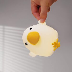 LEDHOLYT Kids Night Light, Cute Silicone Bird Nursery Lamp for Baby and Toddler,Animal Night Light for Boys and Girls,Squishy Night Light for Bedroom and Kids Room,Kids Gift (Bird)