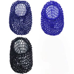 tcotbe 3 pcs mesh hair net rayon knit snood hat mesh crocheted hairnet sleep cap long hair cover ornament thick hair women hair net for sleeping soft sleeping hat hair accessories