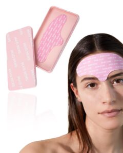 skin gym silicone forehead wrinkle patches reusable - disposable forehead wrinkles treatment to smooth & help skincare products | eco friendly, anti-aging, 100% silicone & reusable brow mask