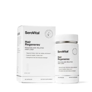 serovital hair regeneres - formulated for women seeking enhanced hair growth - supports noticeable decrease in age-related hair loss and shedding - (60 count)