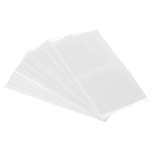 patikil 122x60mm perforated shrink bands, 400 pack pvc heat shrink wrap band fits cap diameter 2.95 to 2.99 inch for jars cans, clear