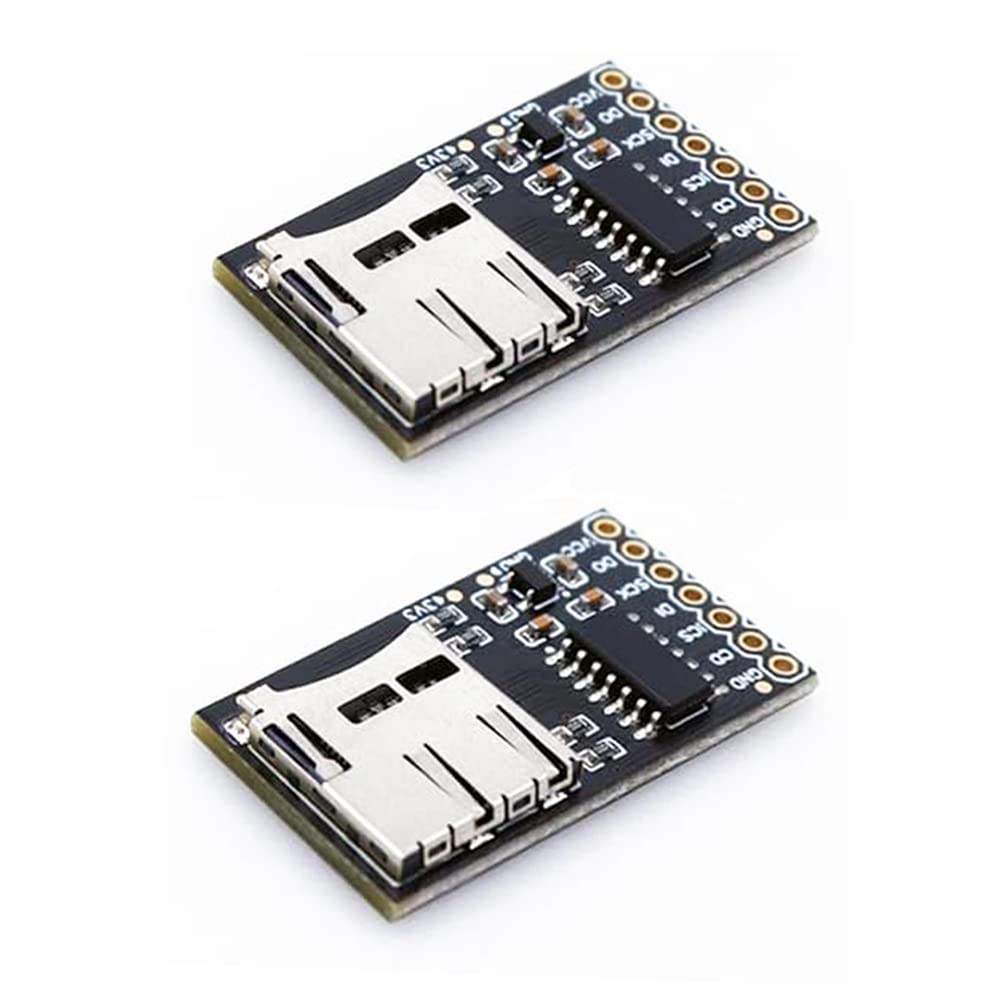 Treedix 2pcs Level Shifting MicroSD Breakout Board with SPI Interface Onboard Level Conversion for Arduino UNO R3