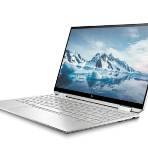 HP Spectre Touch x360 13 in Silver Convertible Laptop 11th Gen Intel i5 up to 4.2GHz 8GB DDR4 256GB SSD 13.3in FHD Backlit Keyboard Win 11 (13-AW200-Renewed)