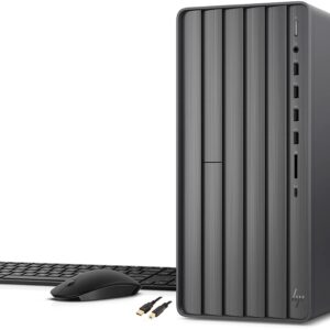 hp 2022 newest envy desktop, intel core i7-10700 processor, 16 gb ram, 1tb ssd storage + 1tb hdd, wi-fi 5, windows 11 pro, usb wired keyboard and mouse combo