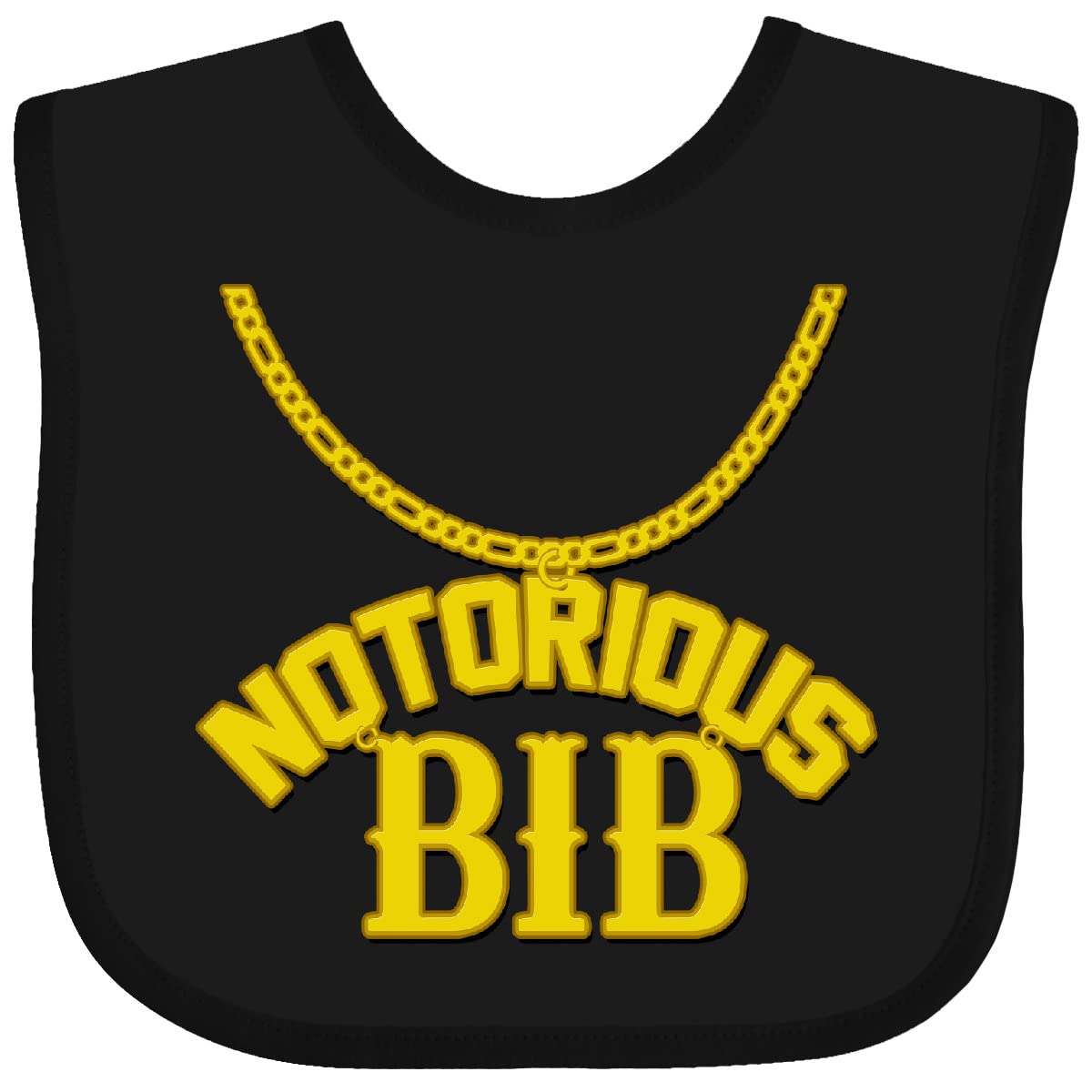 inktastic Notorious Bib Baby Bib Black 1c5d1