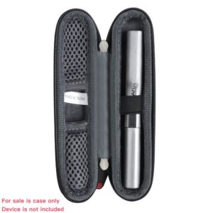 Hermitshell Travel Case for Wahl Micro Groomsman Personal Pen Trimmer - Model 5640-600 (Only Case)（Black）