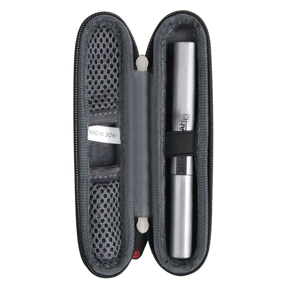 Hermitshell Travel Case for Wahl Micro Groomsman Personal Pen Trimmer - Model 5640-600 (Only Case)（Black）