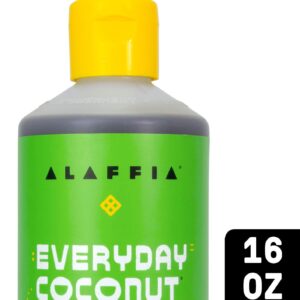 Alaffia Hair Care, Everyday Coconut Shampoo, Gentle & Hydrating Daily Cleansing, Wavy & Curly Hair Products, Vitamin E, Virgin Coconut Oil, Ginger Extract, 16 Fl Oz