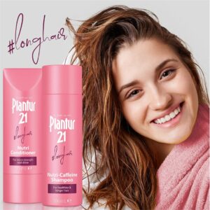 Plantur 21#longhair Shampoo (6.76 Fl Oz) and Conditioner (5.92 Fl Oz) Set Nutri-Caffeine Long Hair System with Keratin and Biotin: Strengthen and Nourish