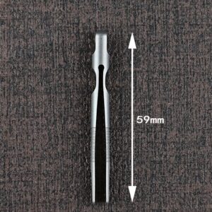 Mini Titanium Tweezers,Small TC4 Titanium Alloy Clip Portable Tweezers Nipper,EDC Outdoor Travel Camping Hiking Tool Keychain Pendant