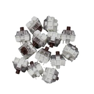 100pcs Mechanical Gaming Keyboard Black Blue Brown Red Key Switch for CIY Sockets SMD 3pin Thin Pins Compatible with MX Switch (Black)