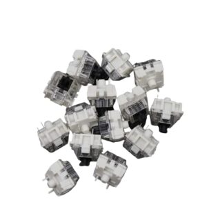 100pcs mechanical gaming keyboard black blue brown red key switch for ciy sockets smd 3pin thin pins compatible with mx switch (black)