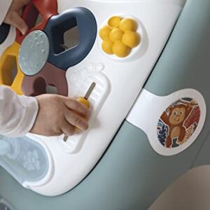 Little Smoby Baby Walker by Smoby Detachable Activity Play Board Baby’s First Doll Pushchair Toy Grows with The Child from Activity Board to Walker with Fun Colours, Actions and Sound, 7600140304