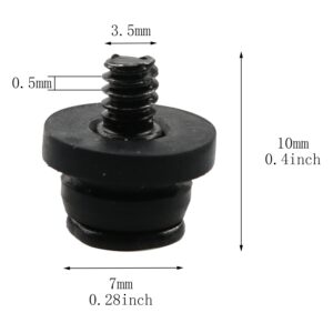 MEETOOT 4pcs Hard Disk Drive Screws and Shock Absorption Rubber Washer Kit 3.5-Inch Computer Case Shock-Proof Screws Hard Drive Shock Absorption Screws