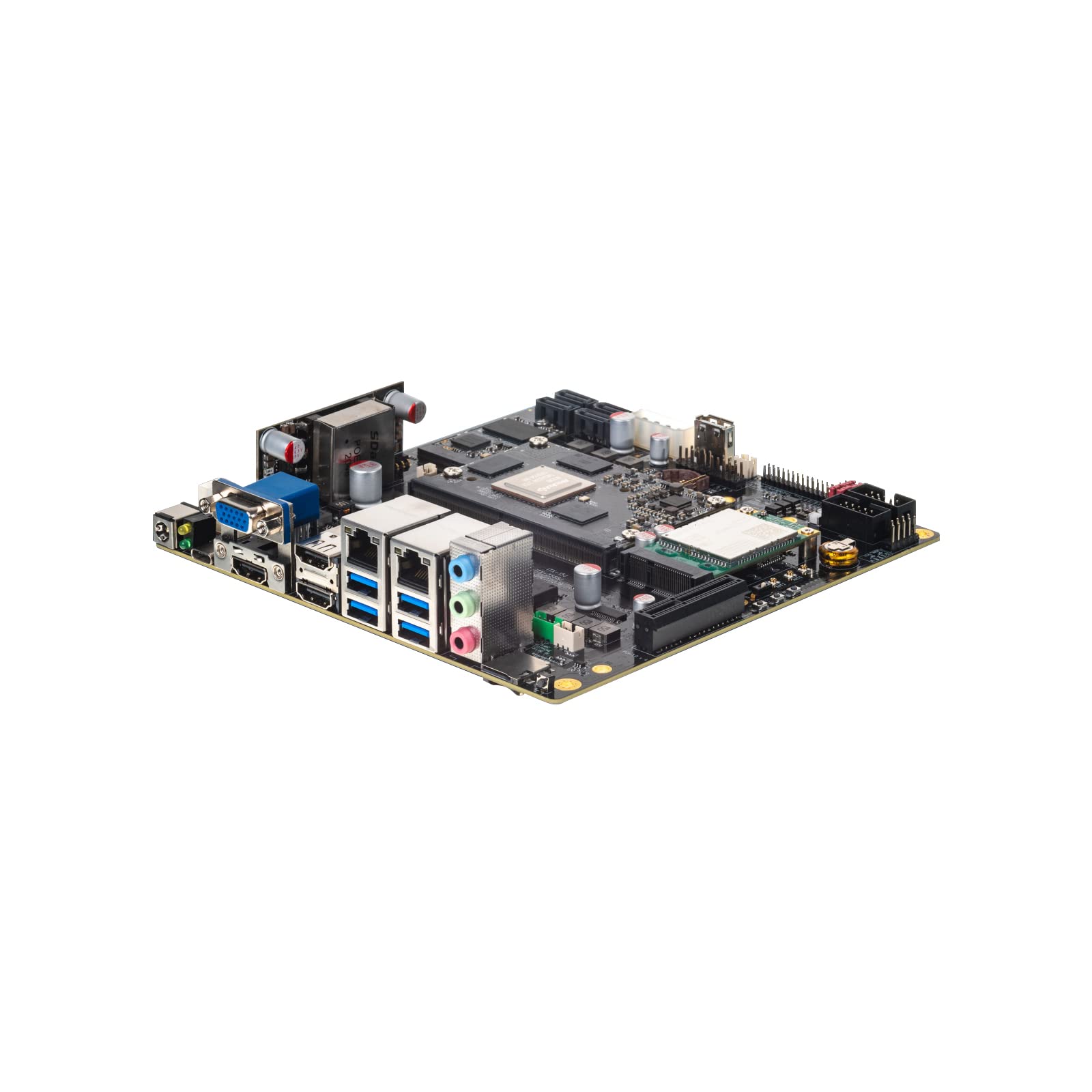 Firefly ITX-3588J 2.4 GHz Rockchip RK3588 Single Board Computer LPDDR4 4GB RAM+32GB eMMC Storage Wi-Fi 6 & Bluetooth Support 8K Multi-Display